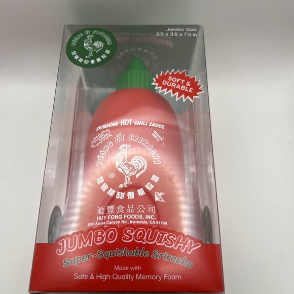 Toys | Sriracha Jumbo Squishy Sriracha Hot Chili Sauce Squishy Jumbo ...